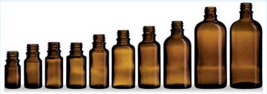 Bočica staklena stella smeđa - kozmetička ambalaža Kemig - Web Shop