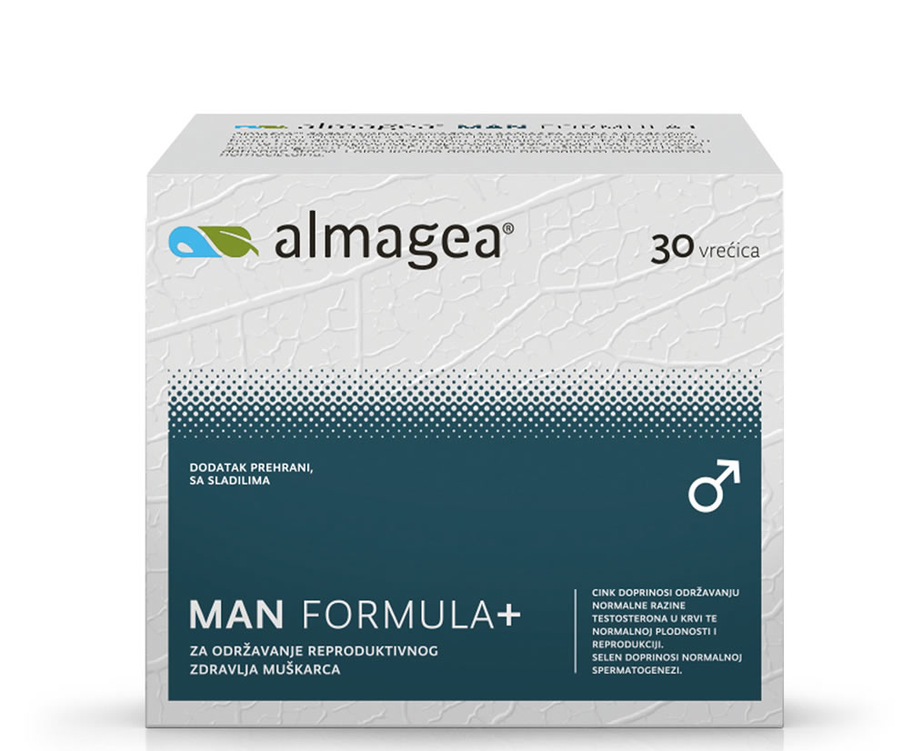 Almagea® MAN FORMULA+- erektilna disfunkcija, neplodnost, libido; l ...
