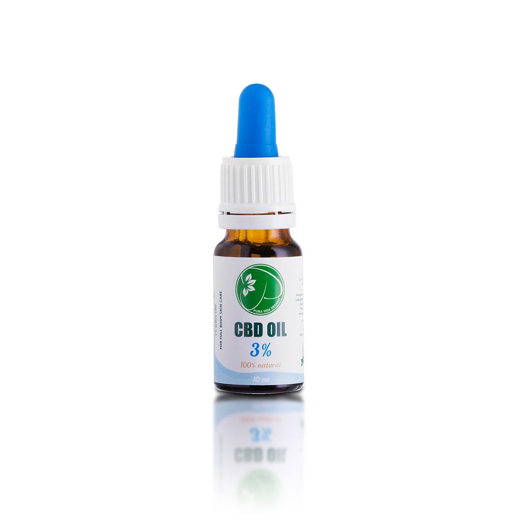 CBD ulje (CBD kapi) 3% Pura Vida Organics - gdje kupiti, cijena, iskustva