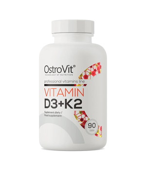K2 D3 tablete OstroVit Vitamin D3 - kolekalciferol + vitamin K2 oblik MK7